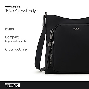 TUMI - Voyageur Tyler Crossbody - Women's Crossbody Bag for Everyday Use - Bags for Travel - Black/Gunmetal