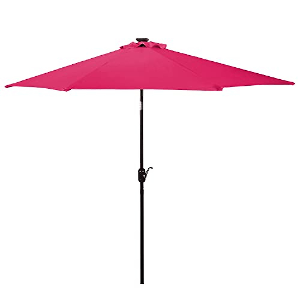 Trademark Innovations 7' Solar LED Patio Umbrella (Pink)