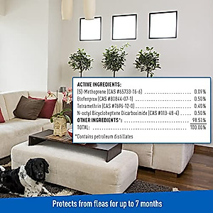 Adams Plus Flea & Tick Indoor Fogger, 3 x 3 oz Cans, Kills Fleas, Flea Eggs, Ants, Flies, Wasps, Cockroaches, Mosquitoes, and Many Other Listed Pests, Each Fogger Treats Up To 3000 Cu Ft, 9 Oz