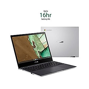 ASUS Chromebook Flip CM3, 12" Touchscreen HD NanoEdge Display, MediaTek 8183, 32GB Storage, 4GB RAM, Wi-Fi 5, Chrome OS, Aluminum, Mineral Gray, CM3200FVA(Renewed)