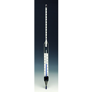 SafetyBlue Precision Hydrometer ASTM S554HL-14 29/41 API / 0/150°F Thermometer with NIST Certificate