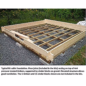 Allwood Estelle 4 | 148 SQF Cabin Kit, Garden House