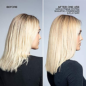 Redken Extreme Play Safe Heat Protectant Spray & Leave In Conditioner| For All Hair Types | Helps Reduce The Appearance of Split Ends | With Tourmaline | 6.8 Fl Oz