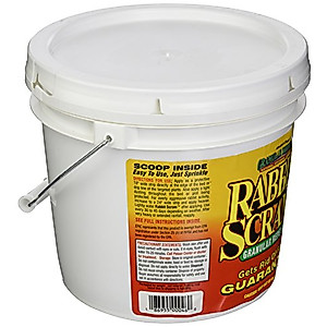 Enviro Pro 11006 Rabbit Scram Repellent Granular White Pail, 6 Pounds