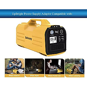 UpBright Car DC Adapter Compatible with Aeiusny 400W Solar Portable Generator Power Station 296Wh 400 Watt SINE Wave 500ADS Model LYW-1540 LYW1540 Auto Vehicle Cigarette Lighter Plug Battery Charger