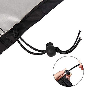 WZDD 48x24x28 inch Garden Furniture Covers Waterproof, Outdoor Furniture Cover Set, Patio Table Set Cover, 420D Heavy Duty Oxford Garden Table Cover, Tear-Resistant and Anti-UV