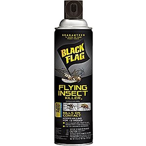 Black Flag Flying Insect Killer 18 Ounces, Aerosol Bug SprayAdditional Product Name: Black Flag Flying Insect Killer 18 Ounces, Aerosol Bug Spray 12 pack