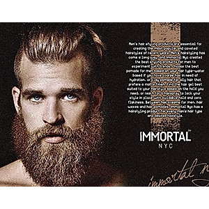 Immortal NYC 'Beard Oil' - 1.7Oz. - Beard Growth Oil - Beard Conditioner - Beard Oil For Men Growth - Beard Softener - Beard Growth For Men - Beard Grooming - Beard Growth Serum-Beard Products For Men