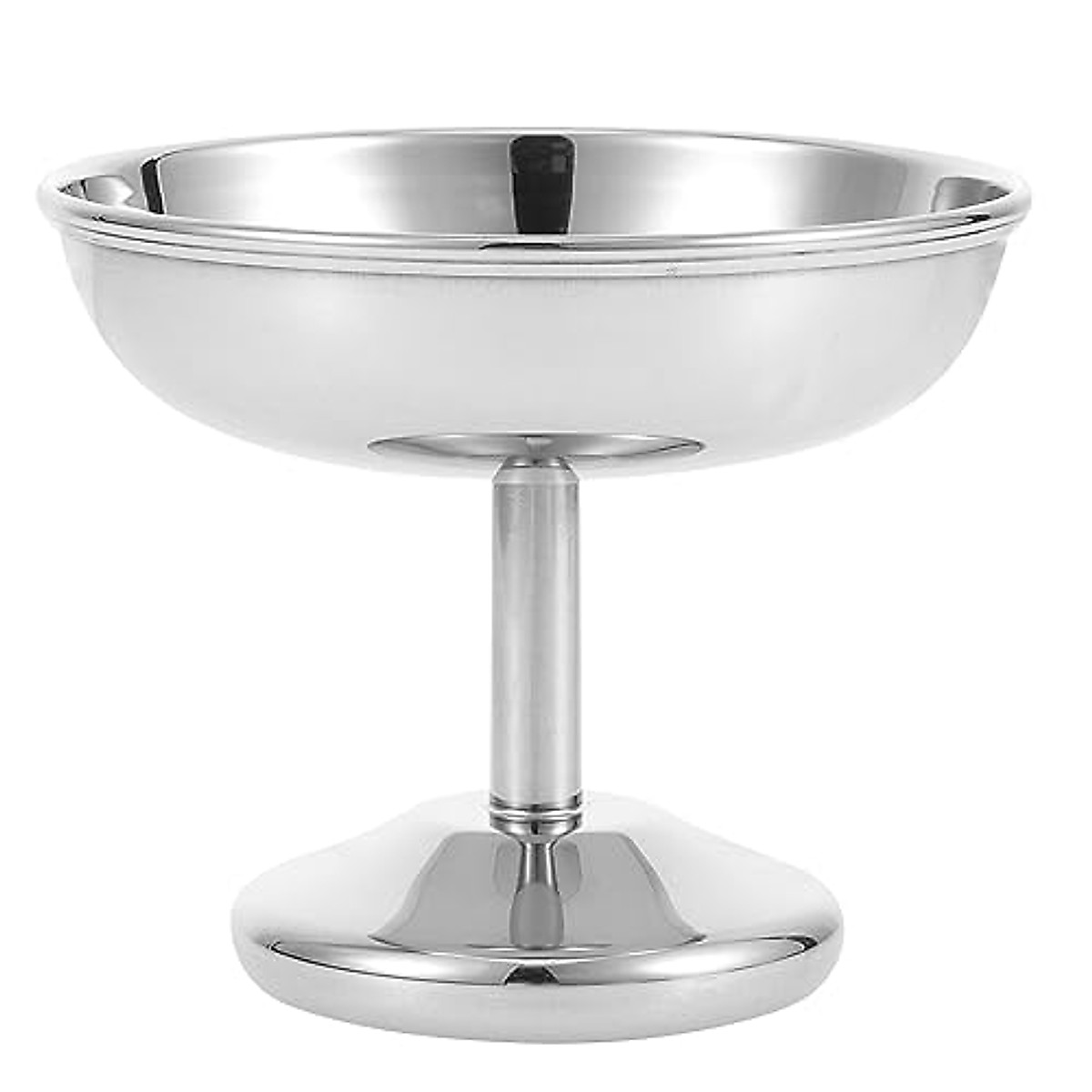 DOITOOL Pudding Cups Ice Cream Cups Dessert Dish Stainless Steel Sundae Bowls Snack Yogurt Cup Pudding Cup Salad Cup Serving Dish Fruit Container Footed Trifle Tasters