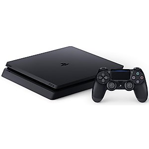 Playstation 4 Slim 2TB SSD Console with Dualshock 4 Wireless Controller Bundle Enhanced with Fast Solid State Drive (Renewed)