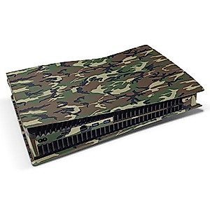 PS5 Disk Console Camo Skin Decal Vinal Sticker + 2 Controller Skins Set