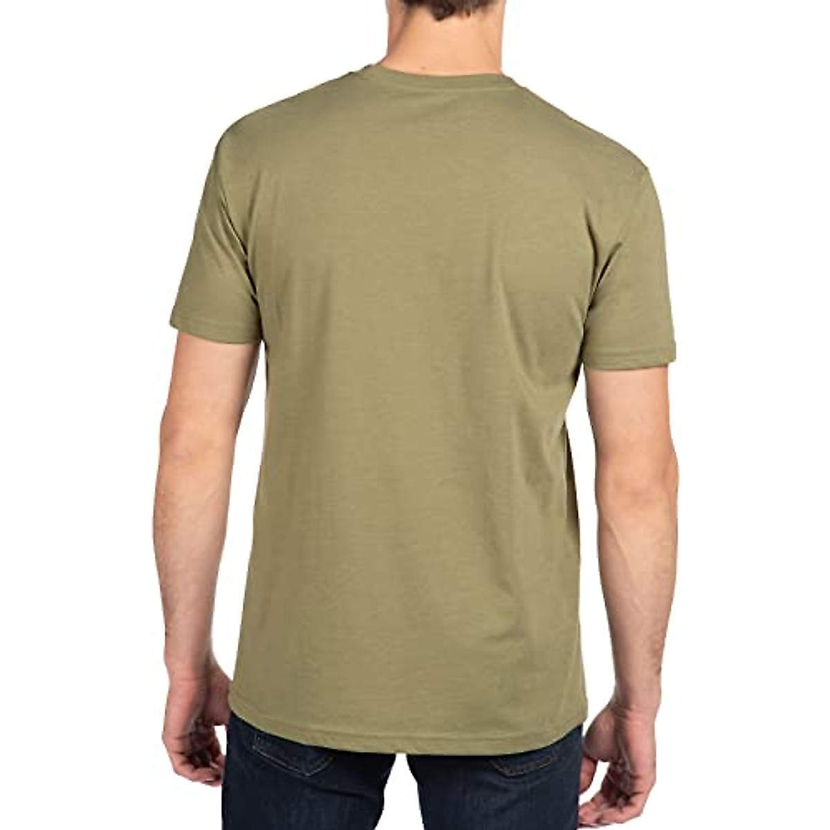 Next Level Mens Premium Fitted CVC Crew Tee (N6210) Light Olive l