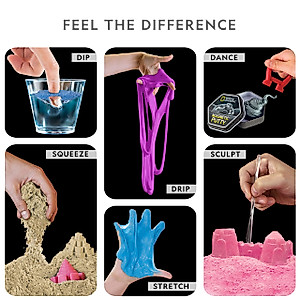 NATIONAL GEOGRAPHIC Sensory Science Kit - Mega Science Combo Kit for Kids, Includes Sensory Play Sand, Slime, Putty, and Other Sensory Experiments, Great Interactive Learning and Stress Relief Toy