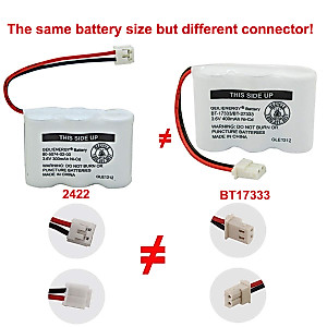 Geilienergy BT-17333 BT-27333 Handset Telephone Rechargeable Battery 2/3AA 3.6V NI-CD Cordless Phone Battery Compatible with Vtech BT17333 BT27333 BT-17233 BT17233 BT-163345 CS5121 (Pack of 1)