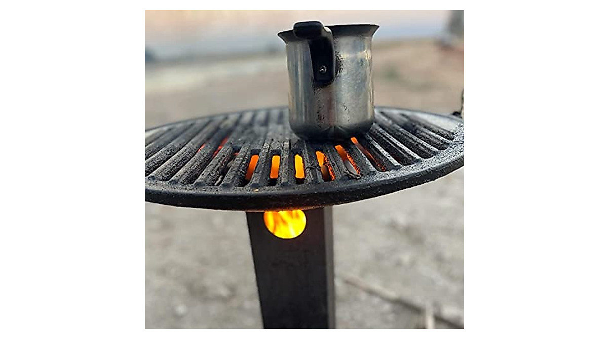 Spitfire BBQ Grill Set for Patrol Rocket Stove, Grill with cast Iron ...