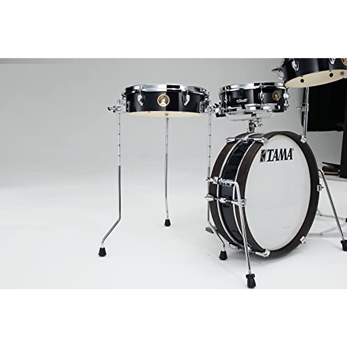 Tama Club-JAM Pancake LJK48P 4-piece Shell Pack with Snare Drum - Hairline Black