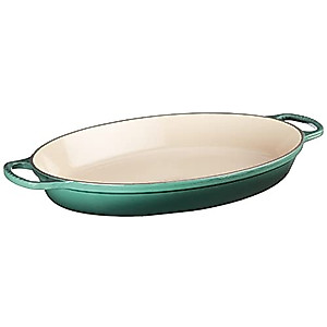 Le Creuset Enameled Cast Iron Signature Oval Baker, 3 qt., Artichaut