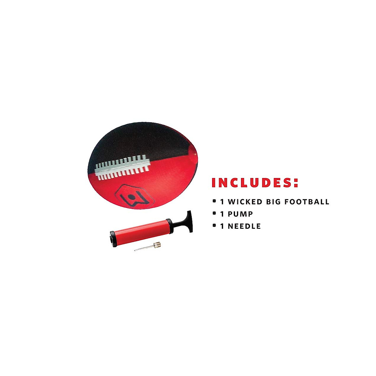 Wicked Big Sports Football Ball-Supersized Football Ball Outdoor Sport Tailgate Backyard Beach Game Fun for All