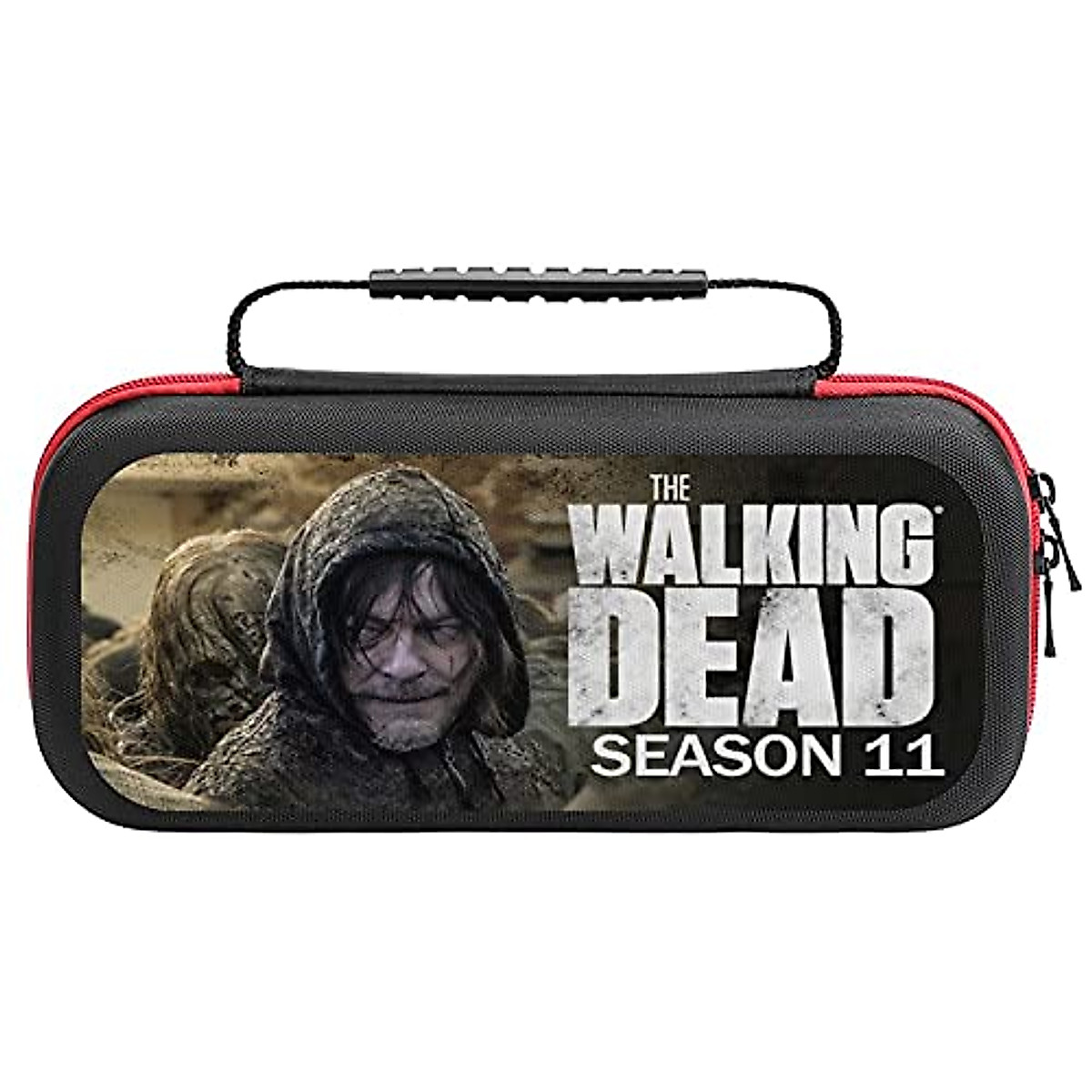Walking Dead Carrying Storage Case for Nintendo Switch-[Shockproof] Hard Shell Protective Cover ,The Storage Bag has 20 Game Card Pockets for Nintendo Switch Console & Accessories