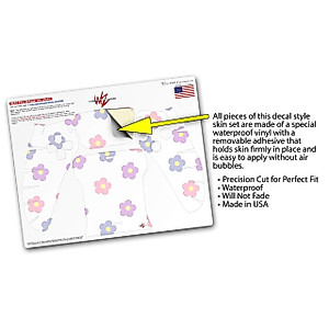 WraptorSkinz Skin Wrap compatible with Sony PS5 DualSense Controller Pastel Flowers (CONTROLLER NOT INCLUDED)