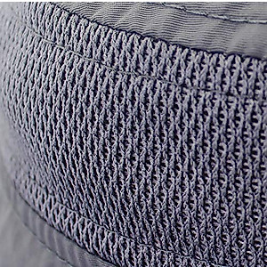 Duakrs Unisex Wide Brim Sun Hat,Outdoor UPF 50+ Waterproof Boonie Hat Summer UV Protection Sun Caps (Gray)