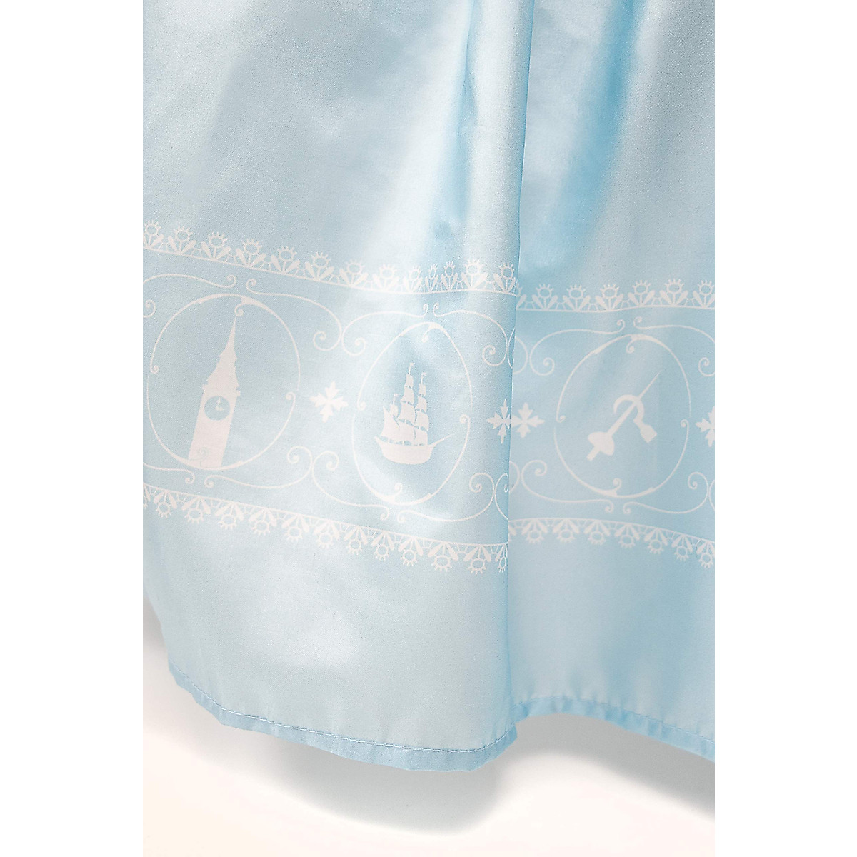 Little Adventures Wendy Dress up Costume with Hair Bow (Small) - Machine Washable Child Pretend Play and Party Dress with No Glitter