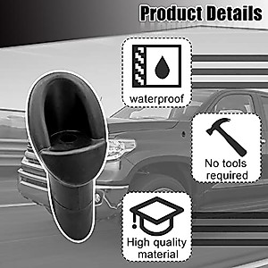 Antenna Ornament Rubber Adapter Base Compatible with Toyota Tundra 2007-2014 Accessory, 86392-0C040 Manual Radio Antenna Mounted Base Bezel