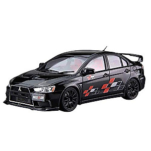 Aoshima Bunka Kyozai 1/24 The Tune Car Series No. 52 Mitsubishi Rally Art CZ4A Lancer Evolution X 2007 Plastic Model