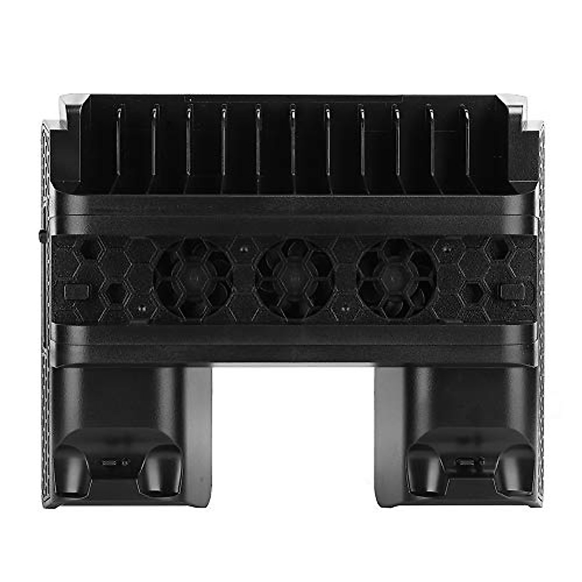 Bewinner1 for PS4 Stand Cooling Fan, Multi-Function Cooling Heat Dissipation Bracket Fan Card Rack Game Machine Charging Dock Station for PS4 Handle Gamepad