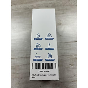 HIQILI Rose Essential Oil 3.38 Fl Oz, 100% Pure Natural for Aromatherapy, Diffuser, Skin Care, Massage, Includes Premium Quality Glass Dropper