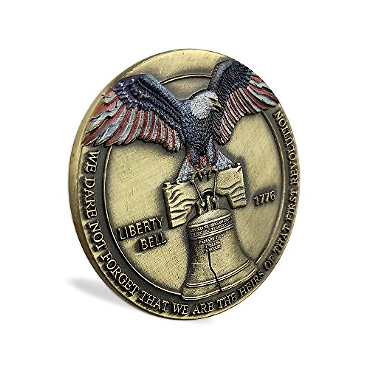 Don't Tread on Me Challenge Coin US Liberty Bell Military Coin