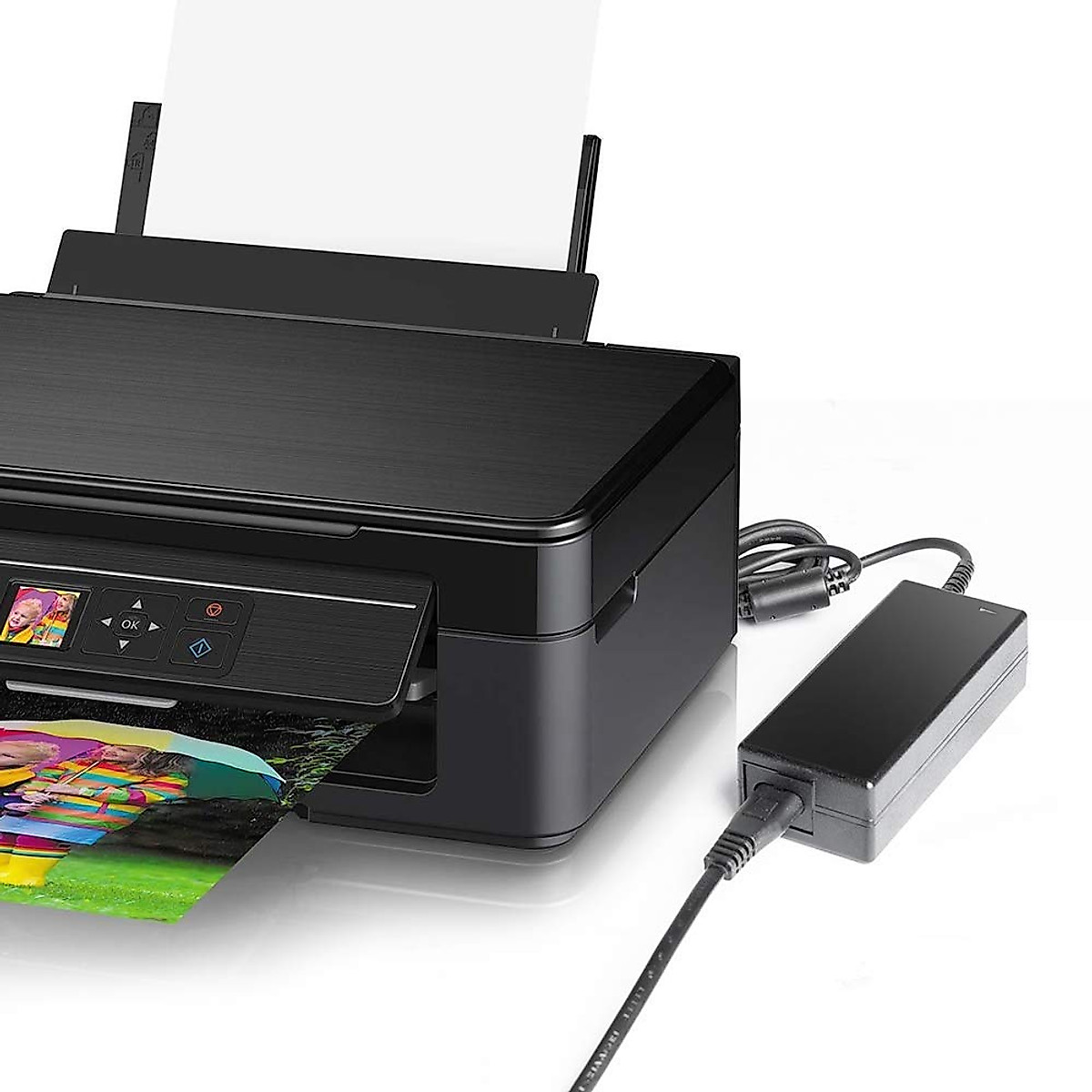 KFD 24V 3-Pin Power Supply for Epson POS Printer Tm-290ii Ps179 PS-180 PS-170 Ps179 Pc-180 Ps-150 M235A Tm-u220p M159a M159b M129C TM-T88IV TM-T88iii TM-T88ii Epson Power Cord Charger Adapter