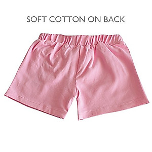 Messy Code Baby Girls Shorts Toddlers Short Sequin Pants Newborn Sparkle Shorts with Bow , Pink, S(12Month)