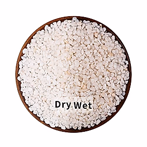 Mini White Rocks Stone Decorative Pebbles Vase Fillers Succulents Cactus Bonsai DIY Plant Rock Garden Outdoor Indoor Gravel for Aquarium, Fish Tank, Terrarium, Fairy Gardening, Top Dressing 5-lbs