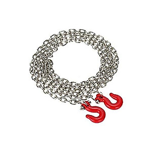 Share Goo Mini Metal Trailer Hook & Chain Compatible with 1/10 RC4WD D90 Axial SCX10 RC Crawler Car Truck