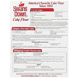 Swans Down Regular Cake Flour, 32 Ounce Box
