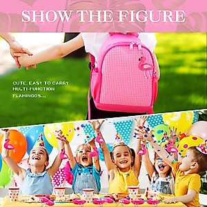 Civaner 30 Pcs Flamingo Ornament Mini Flamingo Stuffed Animal Plush Toys Gift Flamingo Keychain Decorations Pink Flamingo Keychain Set Flamingo Birthday Party Decor for Party Favor