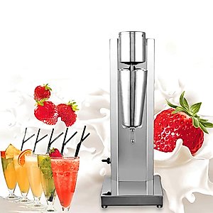Milkshake Maker 650ml Electric Drink Mixer Commercial Milkshake Blender Stainless Steel 180W 18000RMP Speed Adjustable