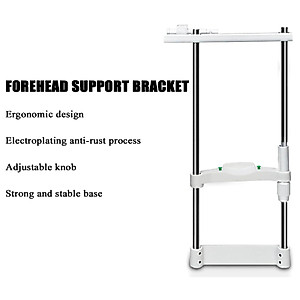 CFDZCP Optometry Lifting Chin Bracket Optometry Equipment Accessories, Vision Training Chin Forehead Support Bracket with Adjustment Lifting Height Knob for Major Optical Stores, Vision Care Centers