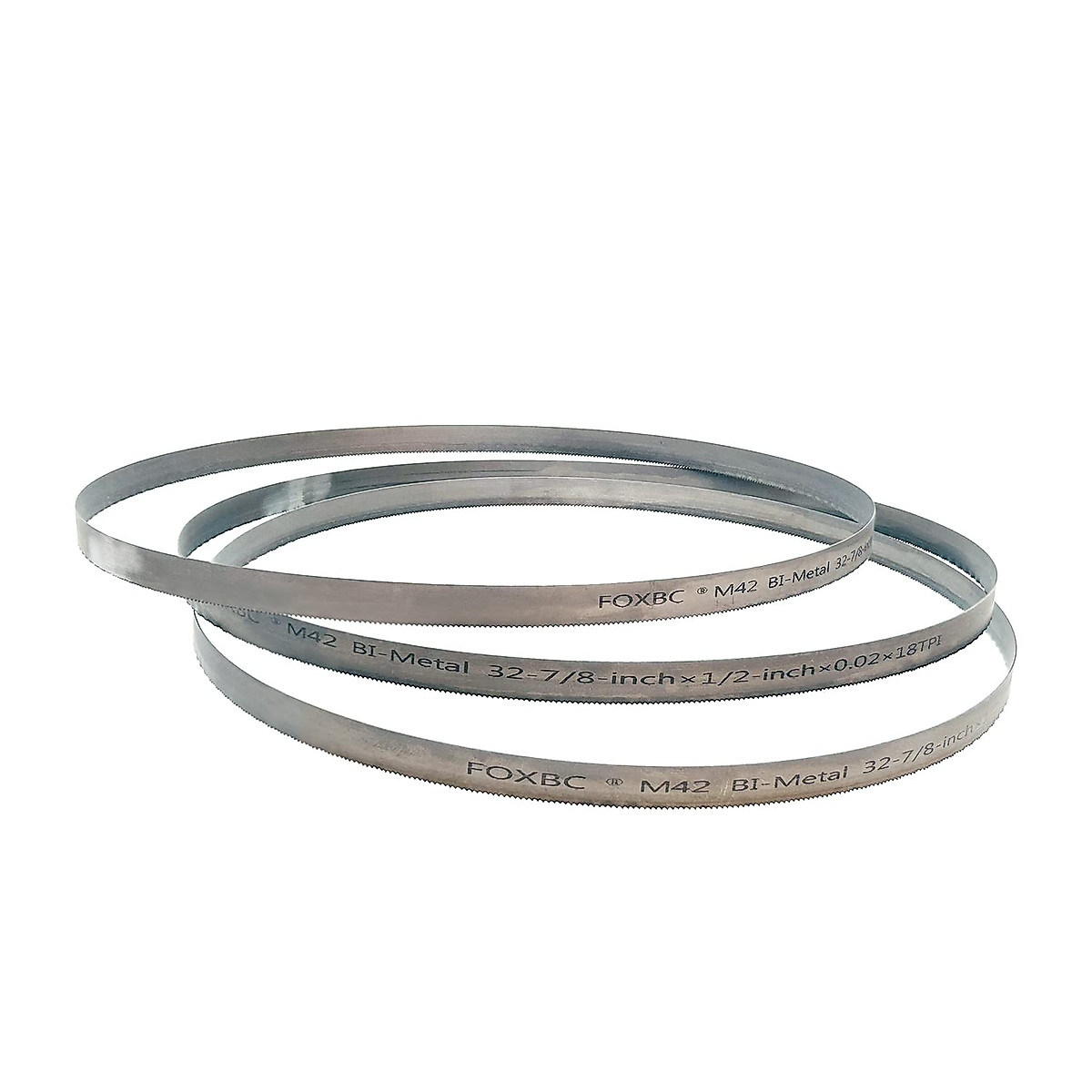 FOXBC 32-7/8 Inch Bandsaw Blade 18 TPI for DeWalt DCS371B Portable Band Saw, Replace DW3983C, 32-7/8-Inch .020-Inch 18 TPI, 3-Pack