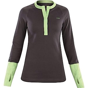 Dakine Women's Neve Henley Shirt, Charcoal, Medium