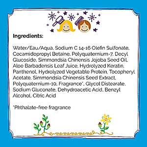 Fairy Tales Tangle Tamer Detangling Shampoo for Kids - Ultra Moisturizing and Anti Frizz Protection - Paraben Free, Sulfate Free - 12 Oz