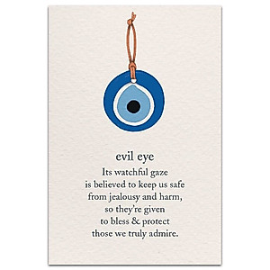 SirDaksh 5.25 Carat Blue Evil Eye Charms Pendants For Women's