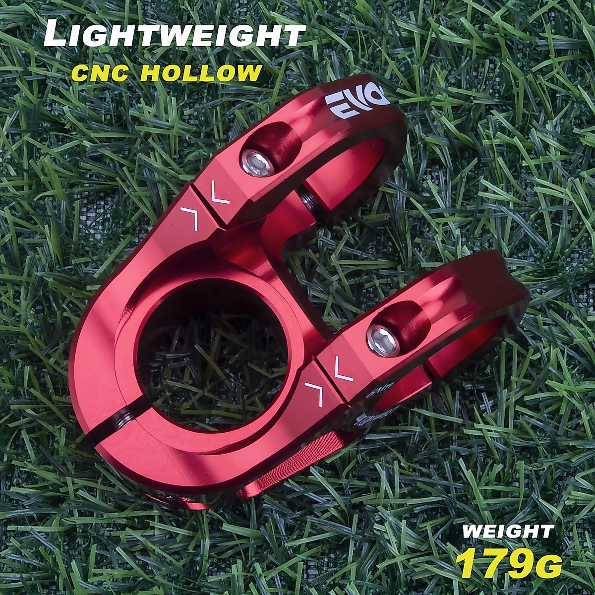 EVOSID Bike Stem 35mm Short MTB Handlebars Riser Ultra-Light CNC Aluminum Alloy 31.8 * 28.6mm for Mountain Bike Enduro Trail AM XC FR DH