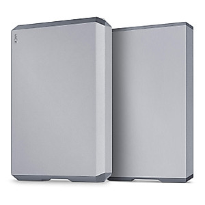 LaCie Mobile Drive 4TB External Hard Drive Portable HDD – Space Gray USB-C USB 3.0, for Mac and PC Desktop, 1 Month Adobe CC (STHG4000402)