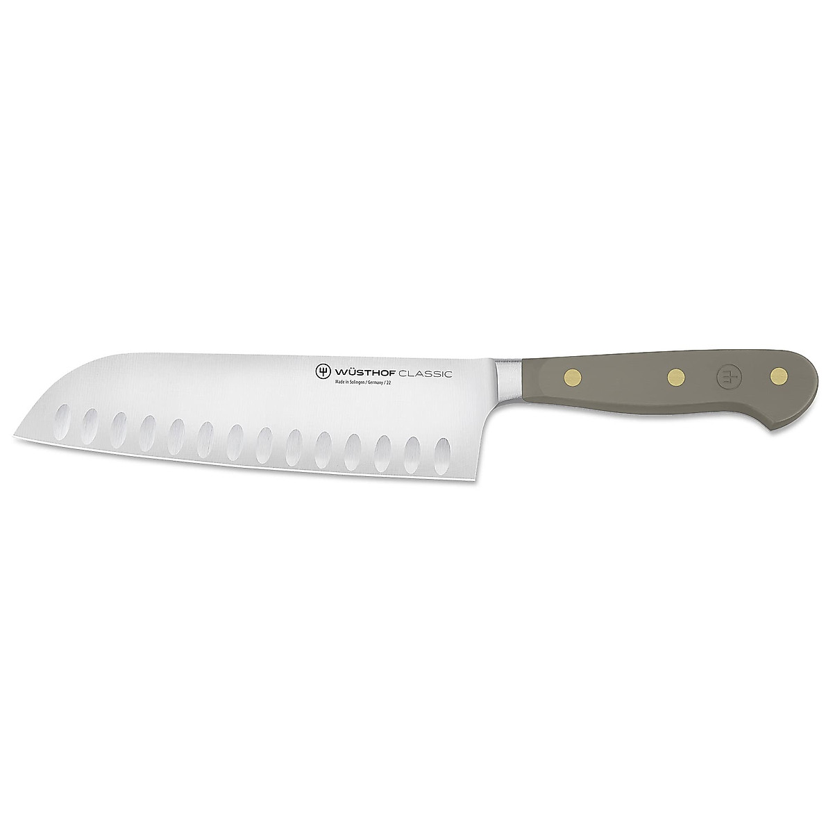 WÜSTHOF Classic Velvet Oyster 7" Santoku Knife
