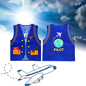 Tigerdoe Kids costumes - 7 Pc - Pretend Play School Set - Career Costumes - Kids Dress Up Costume