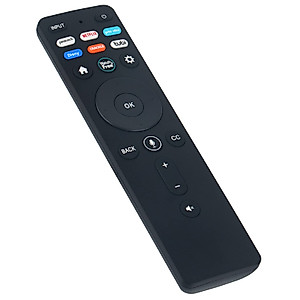 XRT260 Replace Smart Voice Remote Control fit for Vizio TV V505-J01 M50Q7-J01 V555-J01 M55Q7-J01 M65Q7-J01 P65Q9-J01 M75Q6-J03 with 6 Shortcut App Key Button