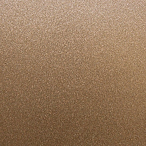 Best Creation 12-Inch by 12-Inch Glitter Cardstock, Bronze Copper, Pack of 15