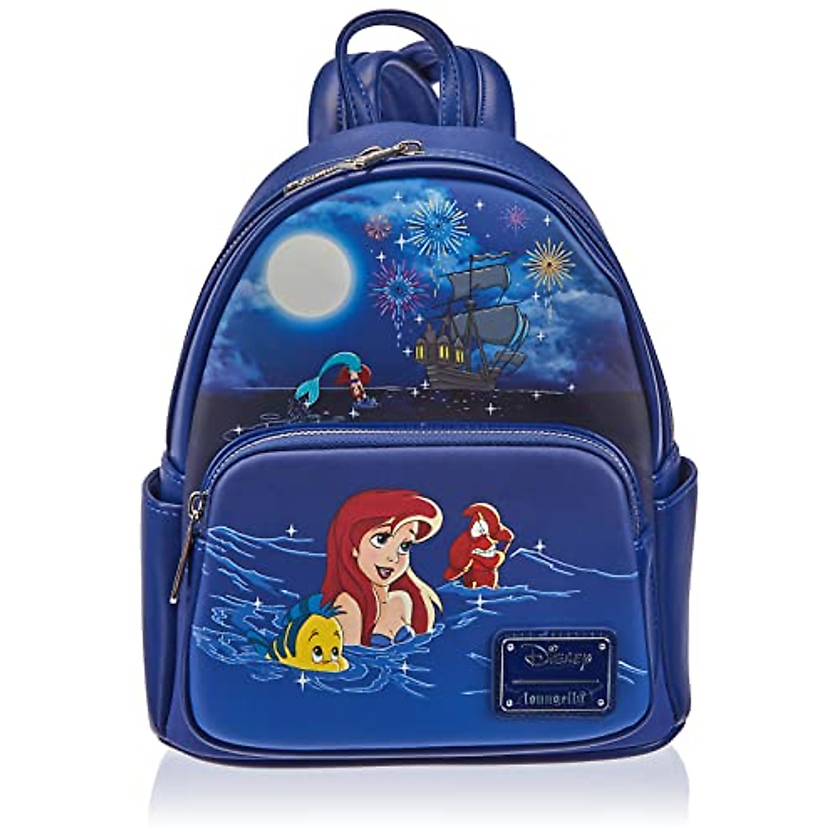 Loungefly Disney The Little Mermaid Ariel Womens Double Strap Shoulder Bag Purse